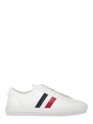 Moncler Monaco Leather Sneakers - White