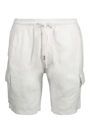 Vilebrequin Baie Mid-length Linen Shorts - White