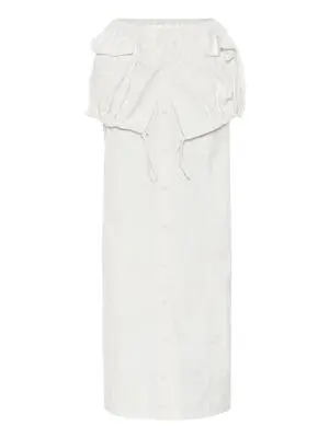 Jacquemus La Jupe Cueillette Maxi Skirt - White