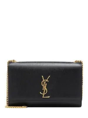 Saint Laurent Kate Medium Leather Shoulder Bag - Black