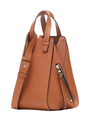 Loewe Hammock Small Leather Shoulder Bag - Brown