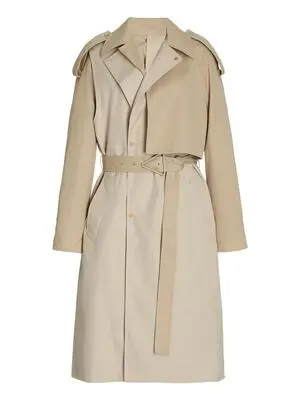 Bottega Veneta Removable Sleeve Trench Coat - Neutral