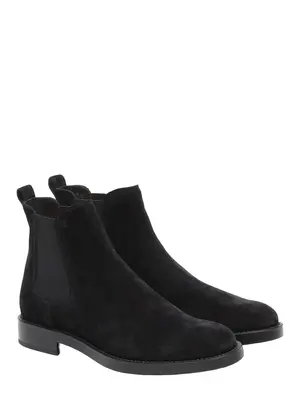 TOD'S Suede Chelsea Boots - Black