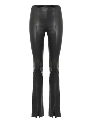 Stouls Vegas Strip Leather Pants - Black