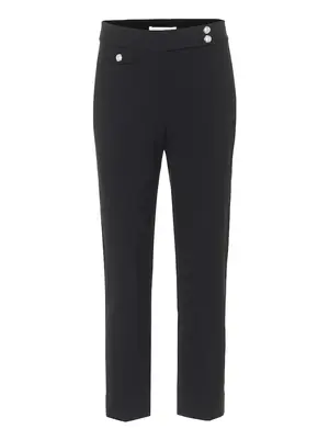 Veronica Beard Renzo Cropped Pants - Black