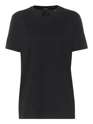 JOSEPH Cotton T-shirt - Black