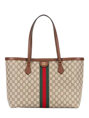 Gucci Ophidia Gg Medium Tote - Brown