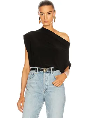 Norma Kamali Sleeveless All In One Top - Black