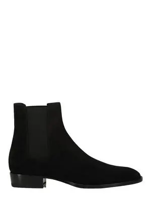 Saint Laurent Wyatt Chelsea Boots - Black