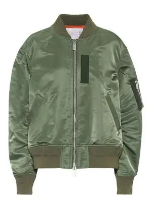 Sacai Nylon Bomber Jacket - Green