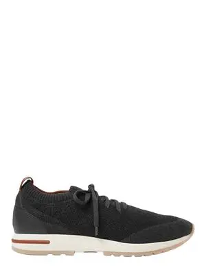 Loro Piana 360 Flexy Walk Knitted Wish Wool Sneakers - Gray