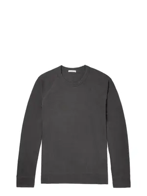 JAMES PERSE Loopback Supima Cotton-jersey Sweatshirt - Gray