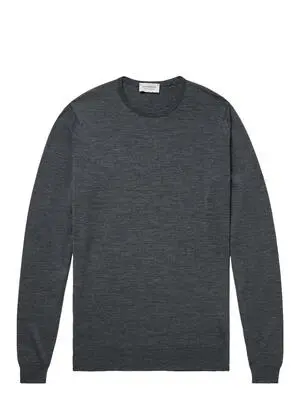 John Smedley Lundy Slim-fit Merino Wool Sweater - Gray