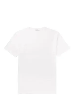 SUNSPEL Sunspel - Slim-Fit Cotton-Jersey T-Shirt - Men - White - S