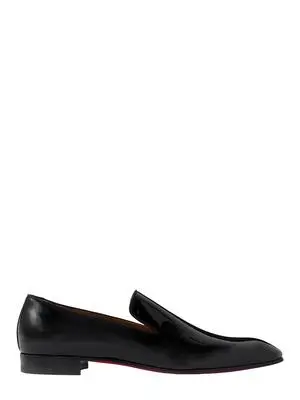 CHRISTIAN LOUBOUTIN Dandelion Patent-leather Loafers - Black