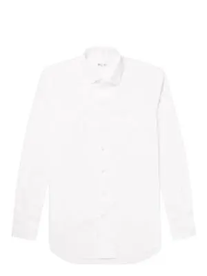 Loro Piana André Cotton-poplin Shirt - White