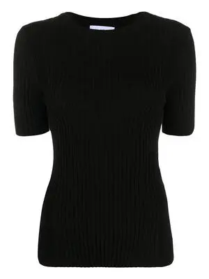 PACO RABANNE Rabanne Ribbed Fitted T-Shirt