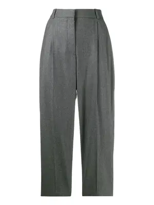 Stella McCartney Cropped Tailored Trousers - Grey