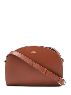 A.p.c. Demi Lune Crossbody Bag - Brown