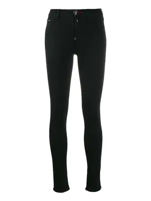 Philipp Plein Skinny Fit Jeggings - Black