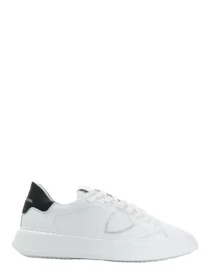 Philippe Model Flat Low Top Sneakers - White
