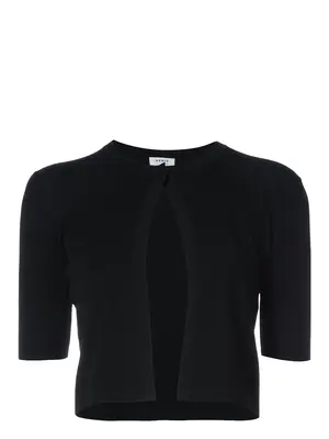 Akris Cropped Cardigan - Black