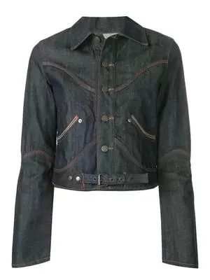 Jean Paul Gaultier Denim Jacket - Blue