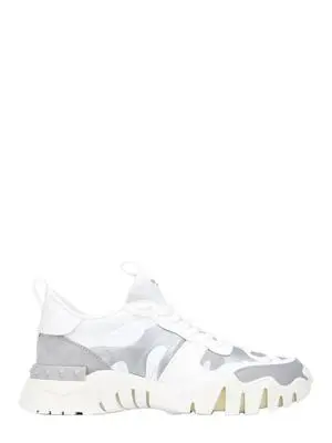 Valentino Garavani Rockrunner Plus Low-top Sneakers - White