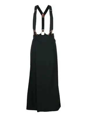 JEAN PAUL GAULTIER Suspenders Skirt Trousers - Black