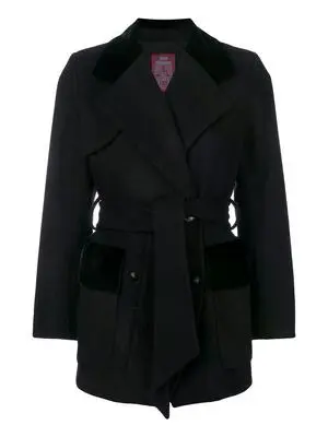JOHN GALLIANO Belted Double-Breasted Coat