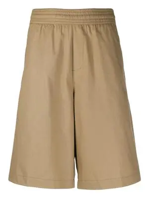 Neil Barrett Elasticated Track Shorts - Neutrals