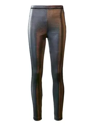 JEAN PAUL GAULTIER 1993 Shine Effect Leggings - Blue