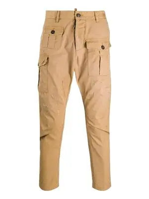 Dsquared2 Tapered Cargo Trousers - Neutrals