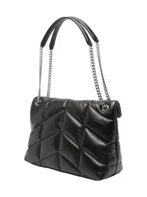 Saint Laurent Medium Loulou Shoulder Bag - Black