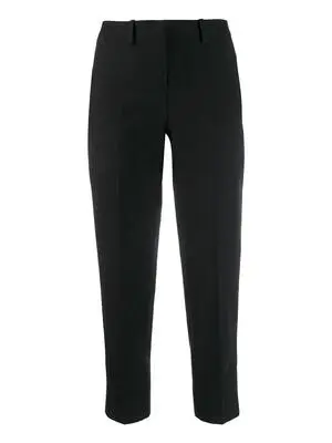Moschino Slim Cropped Trousers - Black