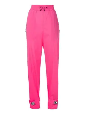 Off-White Elasticated Jogging Pants - Pink