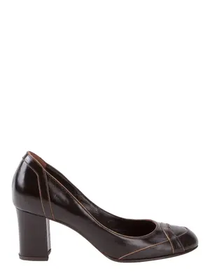 STUDIO CHOFAKIAN Mid-heel Pumps - Brown