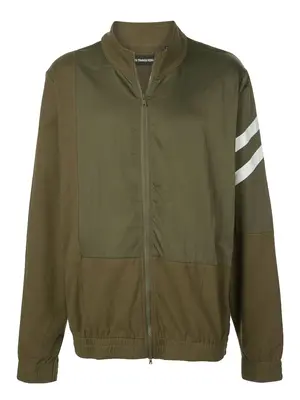 GOD'S MASTERFUL CHILDREN Geometric Panelled Bomber Jacket - Green
