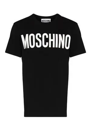 Moschino Logo Print T-shirt - Black