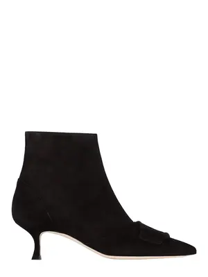 Manolo Blahnik Baylow Ankle Boots - Black