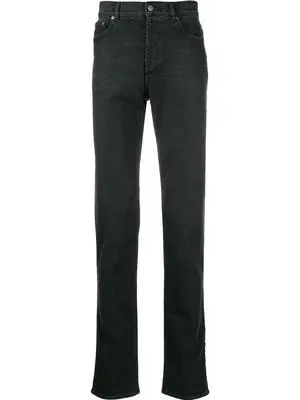 Givenchy Distressed Slim Fit Jeans - Black