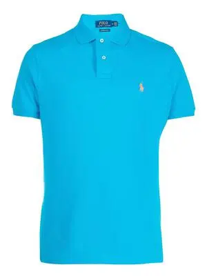 Polo Ralph Lauren Embroidered Logo Polo Shirt - Blue