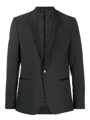 CALVIN KLEIN Satin-trimmed Blazer