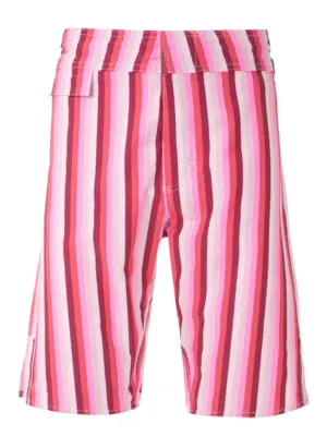 AMIR SLAMA Striped Swim Trunks - Pink