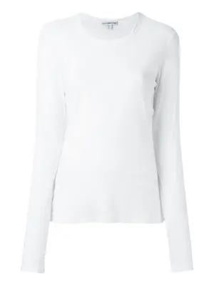JAMES PERSE-James Perse Round Neck Longsleeve T-Shirt