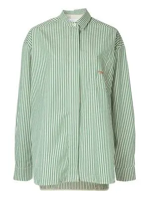 WALK OF SHAME Visitor Embroidered Striped Shirt
