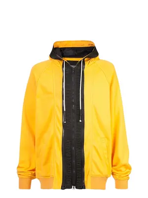 MOSTLY HEARD RARELY SEEN Zipped Hooded Sweatshirt - Yellow