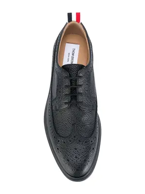 Thom Browne Longwing Leather Brogues - Black