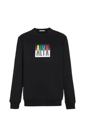 1017 Alyx 9sm Logo Crew Neck Sweatshirt - Black