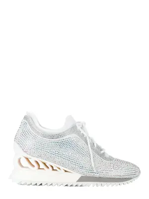 LE SILLA Reiko Wave Wedge Sneakers - White
